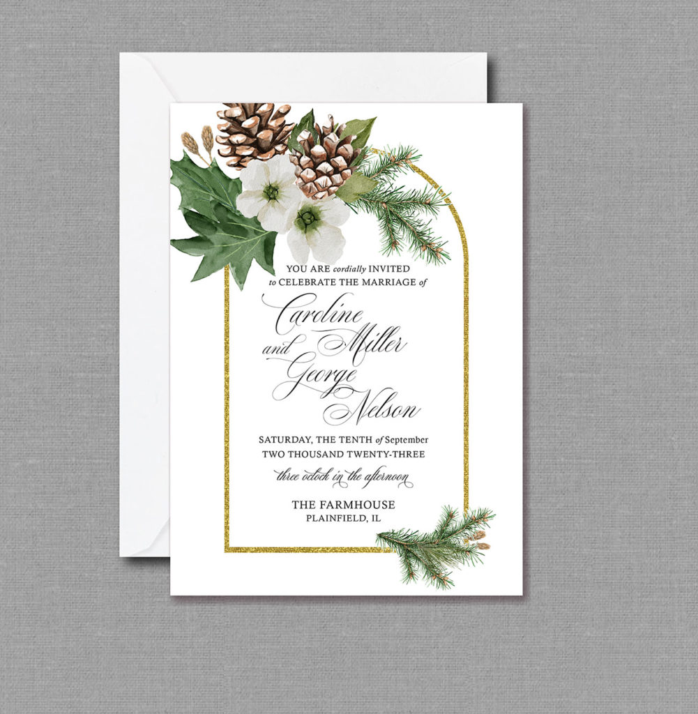 Winter Wedding Invitations - Affordable Wedding Invitations ...