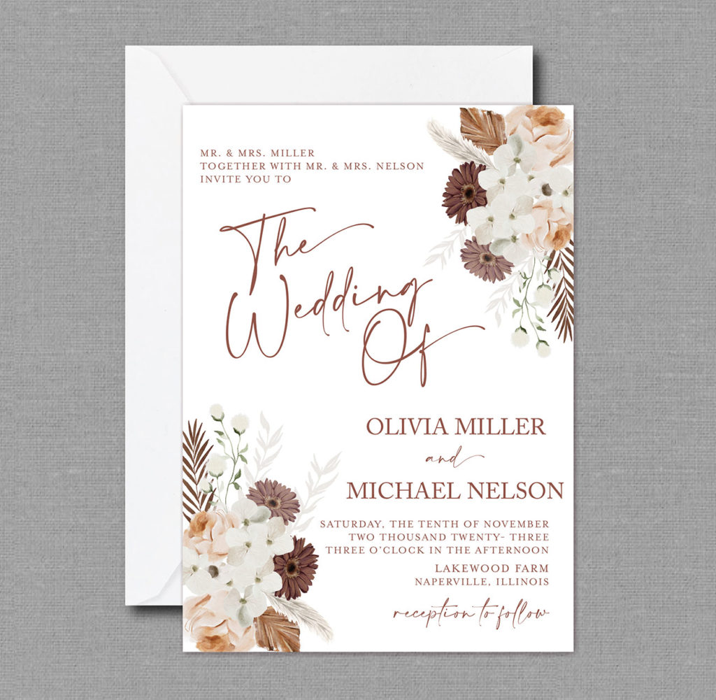 Fall Wedding Invitations - Affordable Wedding Invitations - Affordable ...
