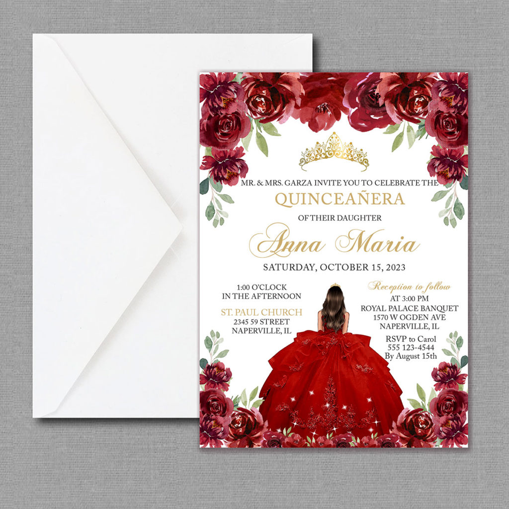 Quinceanera Invitation - Affordable Wedding Invitations - Affordable ...